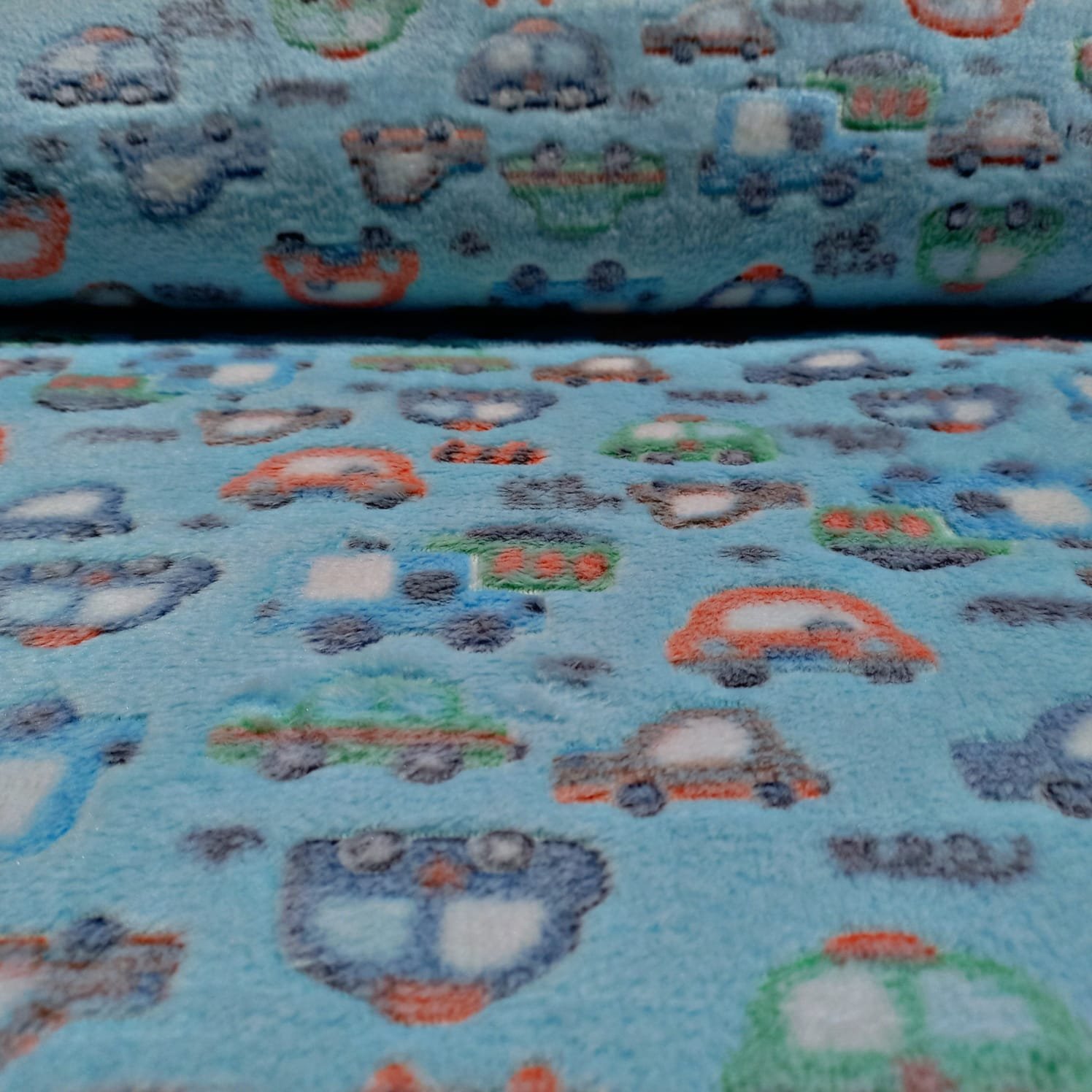 Tecido Fleece Carros 2 - Esquina dos Tecidos